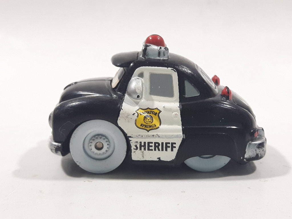 Disney Pixar Cars '49 Merc Police Sheriff Cop Car Black and White Plas ...