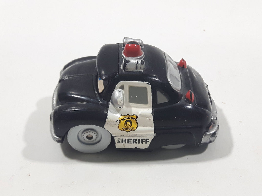 Disney Pixar Cars '49 Merc Police Sheriff Cop Car Black and White Plas ...