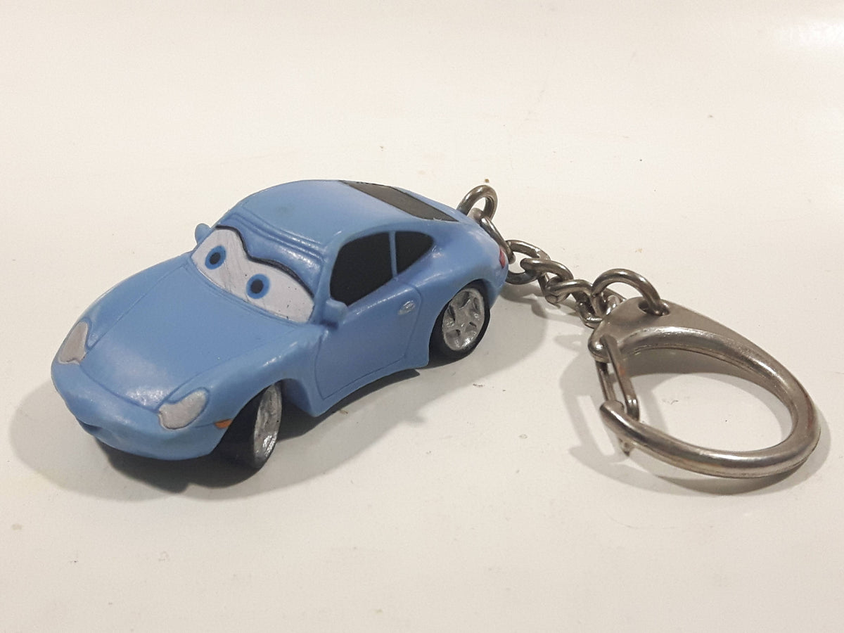 Disney Pixar Cars Porsche 911 Blue PVC Hard Rubber Light Blue Toy Car ...