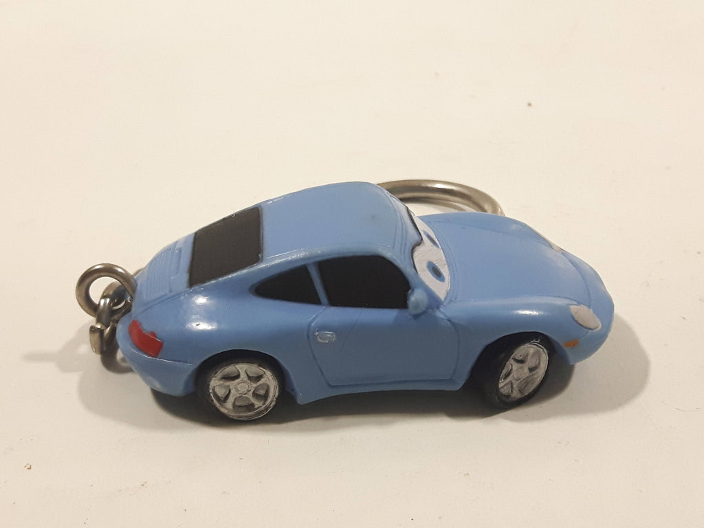 Disney Pixar Cars Porsche 911 Blue PVC Hard Rubber Light Blue Toy Car ...