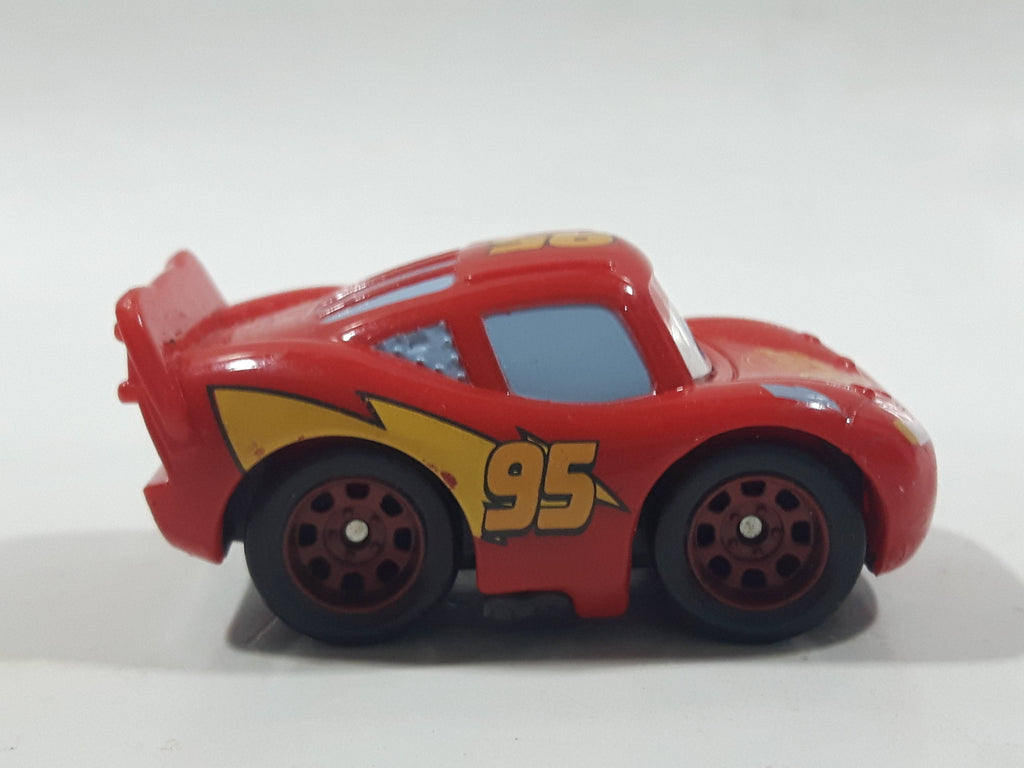 Disney Pixar Cars Lightning McQueen #95 Red Plastic Die Cast Toy Car V ...