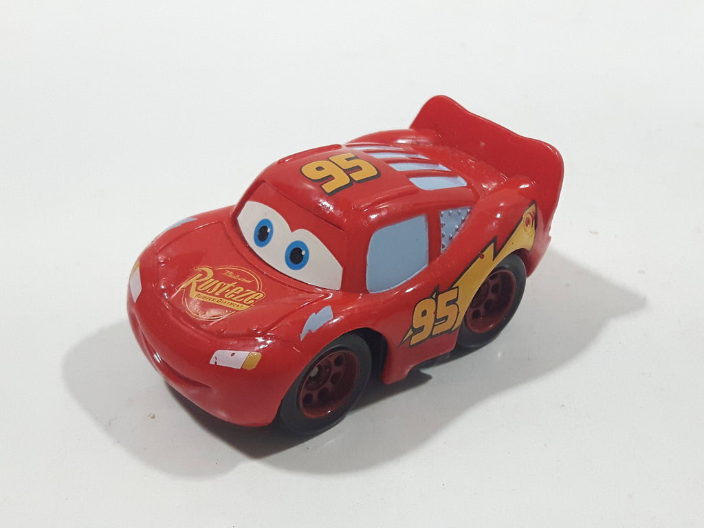 Disney Pixar Cars Lightning McQueen #95 Red Plastic Die Cast Toy Car V ...