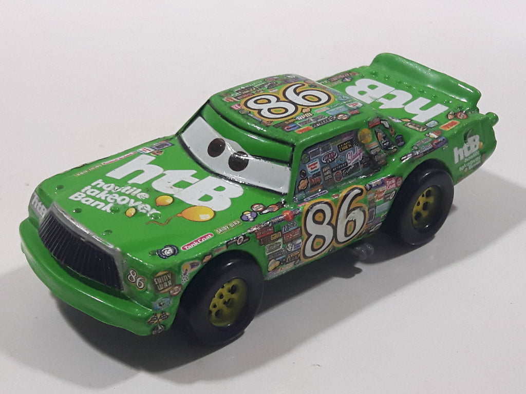 Disney Pixar Cars Chick Hicks HTB Hostile Takeover Bank #86 Green Plas ...