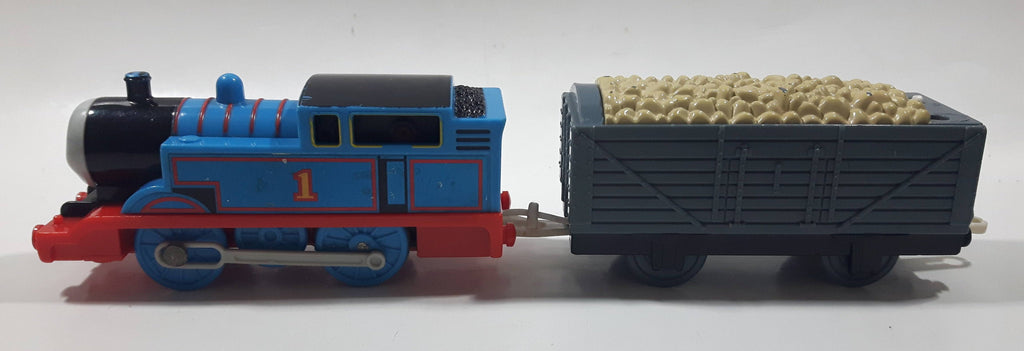 2009 Mattel Thomas & Friends Trackmaster Blue #1 Thomas The Tank Engin ...