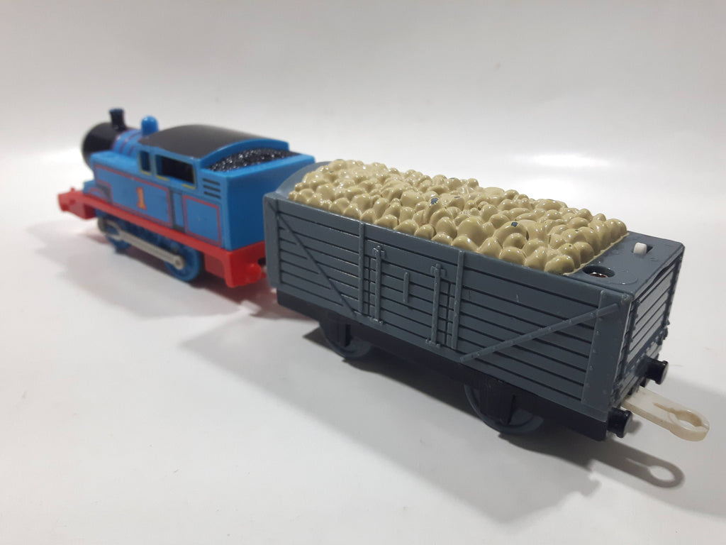2009 Mattel Thomas & Friends Trackmaster Blue #1 Thomas The Tank Engin ...