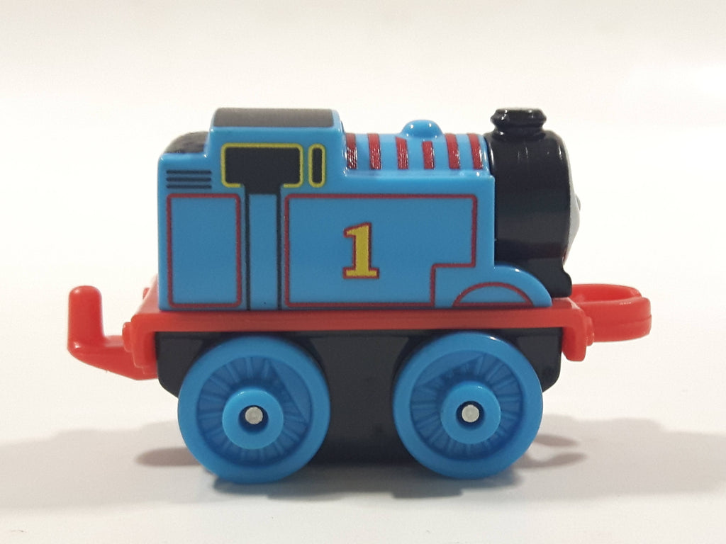 2014 Thomas & Friends Minis #1 Thomas Blue 2" Long Plastic Die Cast To ...