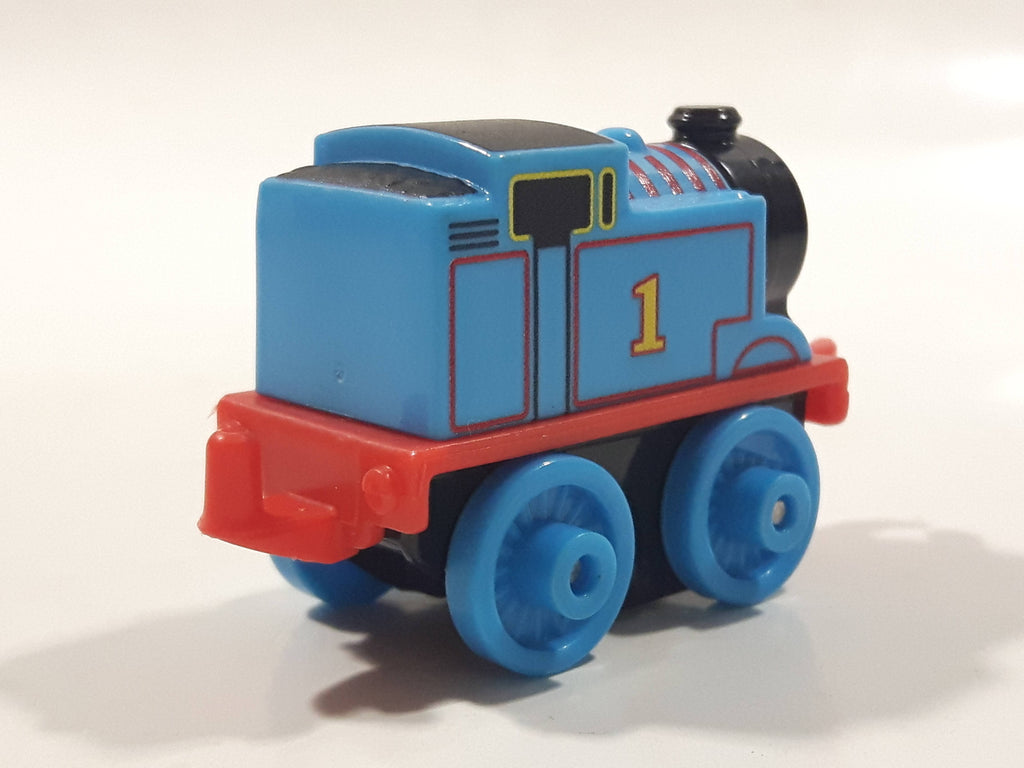 2014 Thomas & Friends Minis #1 Thomas Blue 2" Long Plastic Die Cast To ...