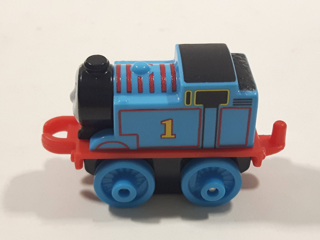 2014 Thomas & Friends Minis #1 Thomas Blue 2" Long Plastic Die Cast To ...