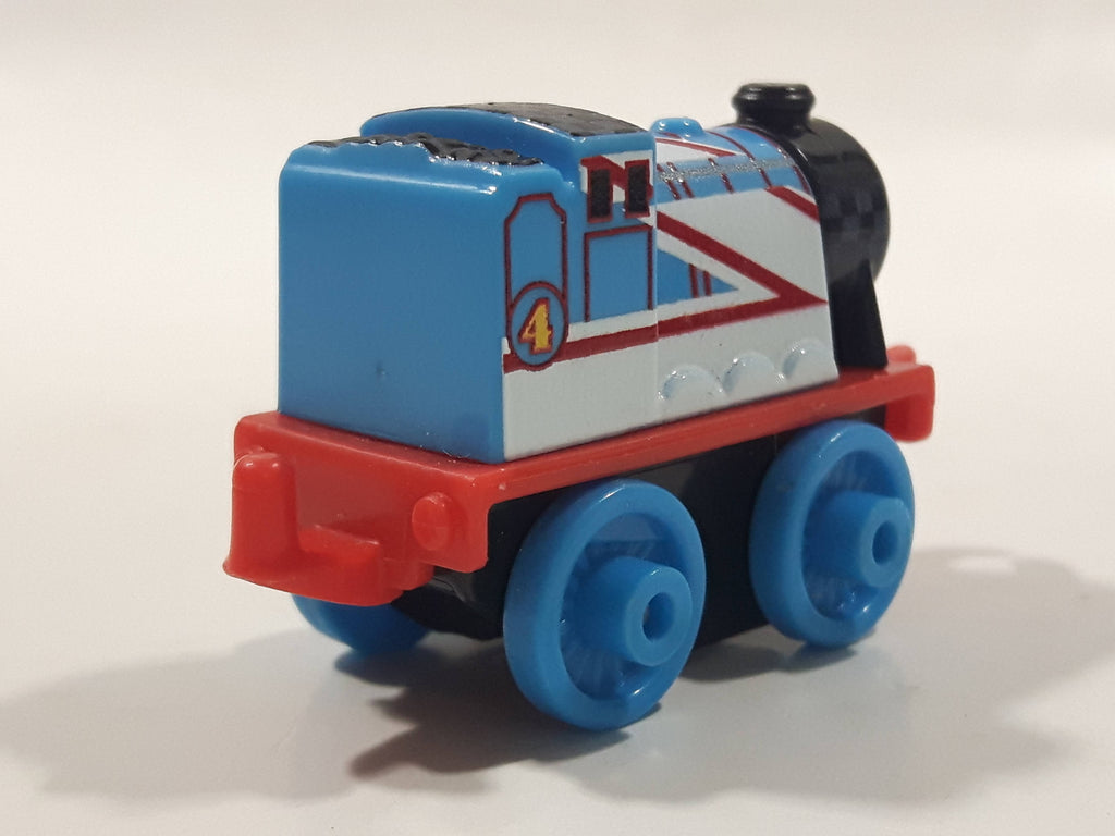 2014 Thomas & Friends Minis #4 Gordon Blue and White 2" Long Plastic D ...