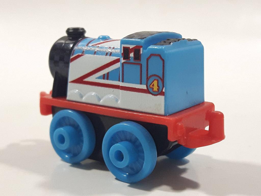 2014 Thomas & Friends Minis #4 Gordon Blue and White 2" Long Plastic D ...