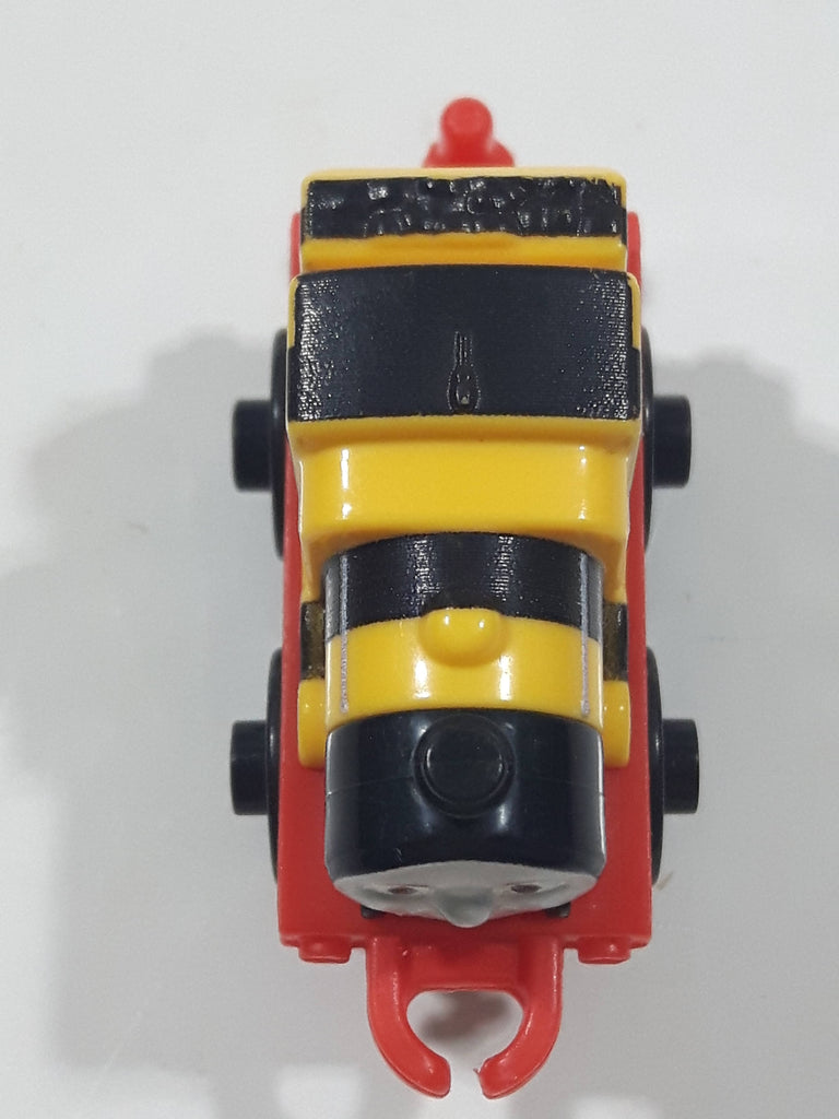 2014 Thomas & Friends Minis #5 James Yellow and Black Striped 2" Long ...