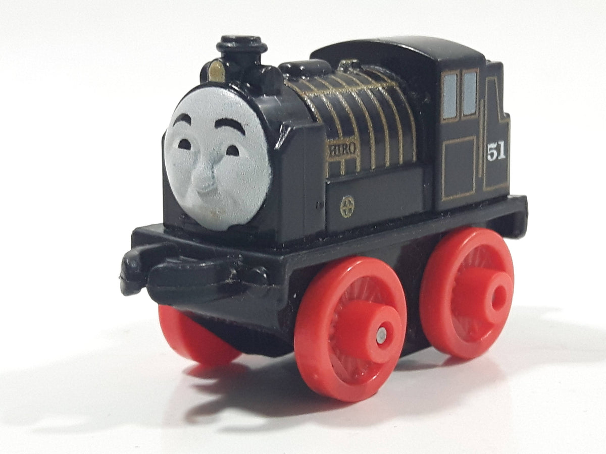 2014 Thomas & Friends Minis #51 Hiro Black 2" Long Plastic Die Cast To ...