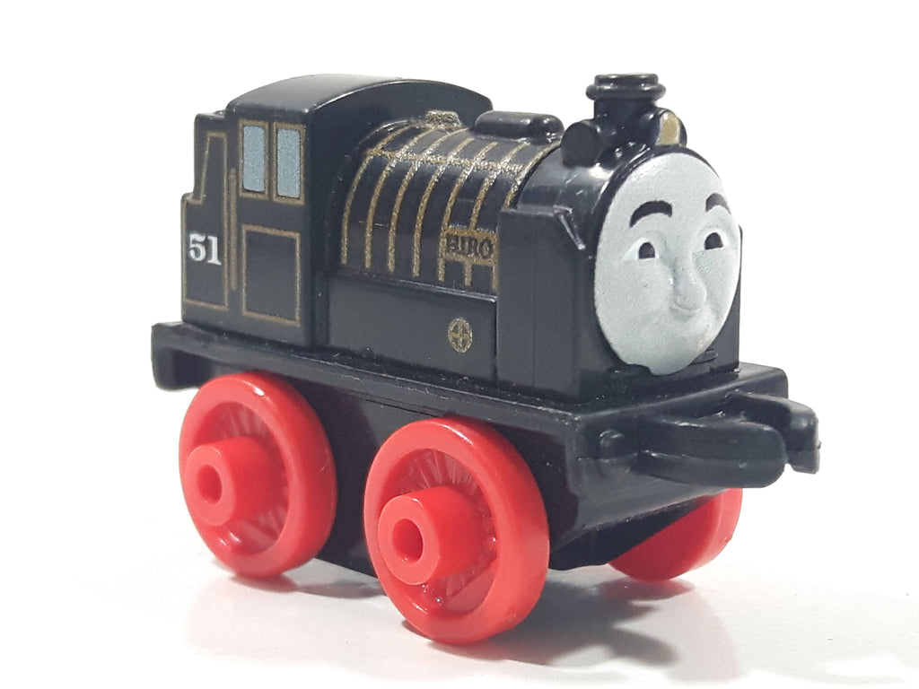 2014 Thomas & Friends Minis #51 Hiro Black 2" Long Plastic Die Cast To ...