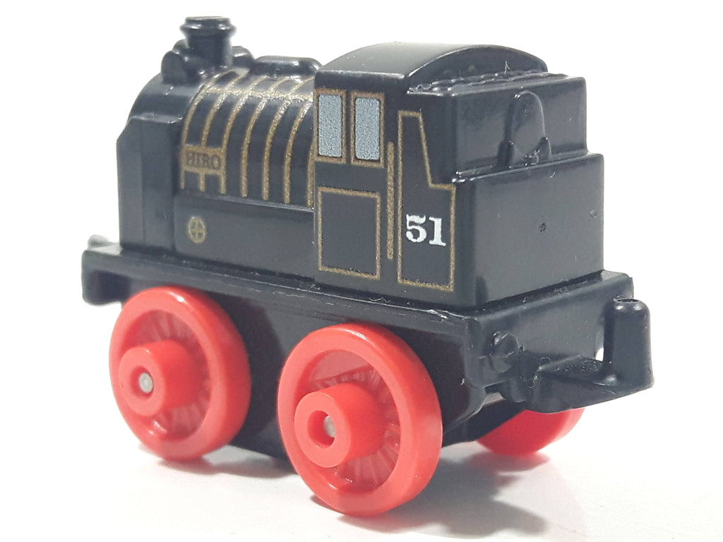2014 Thomas & Friends Minis #51 Hiro Black 2" Long Plastic Die Cast To ...