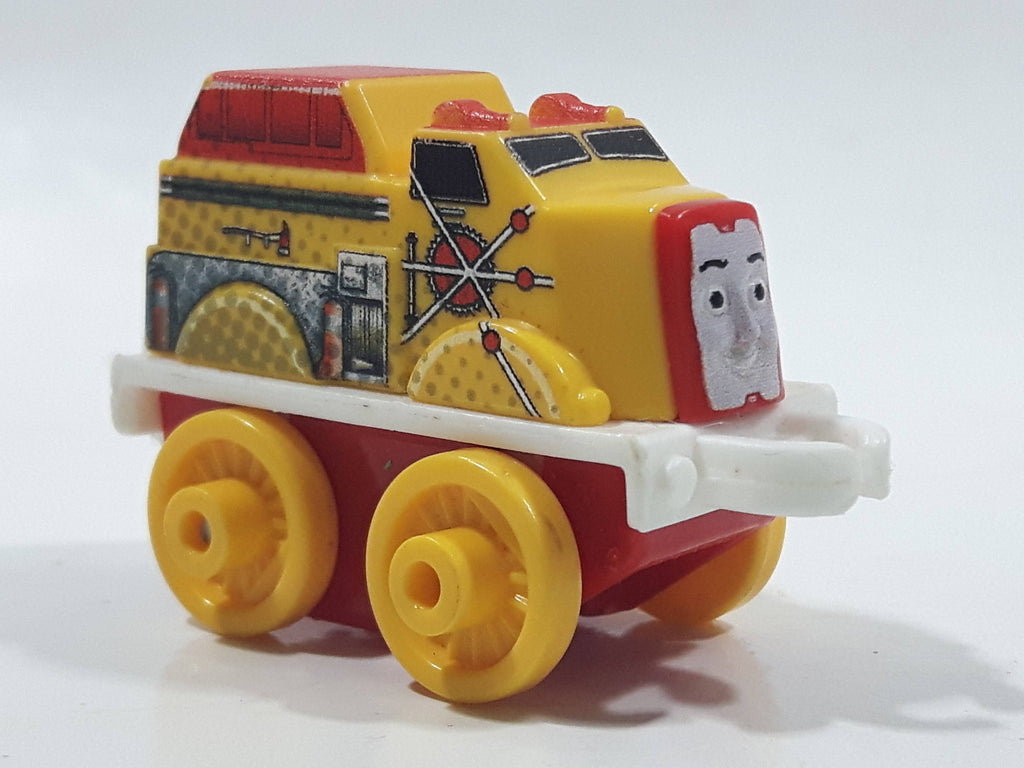2014 Thomas & Friends Minis Flynn Yellow and Red 2" Long Plastic Die C ...