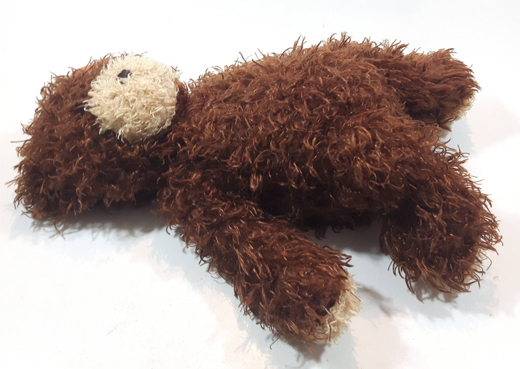 2017 TY Classic Shaggy Brown Bear 12" Tall Stuffed Animal Plush Toy wi ...