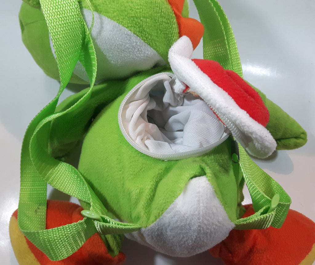 Nintendo Yoshi Backpack Bag 17" Tall Toy Stuffed Animal Plush Video Ga ...