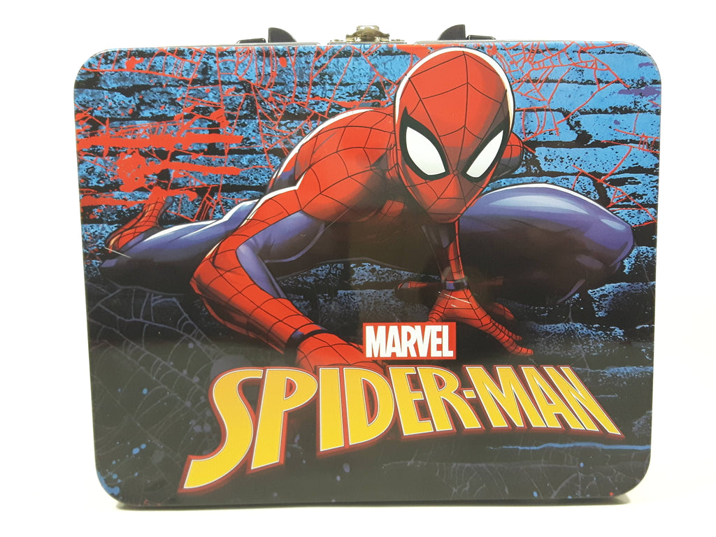 Marvel Spider-Man Tin Metal Lunch Box – Treasure Valley Antiques ...