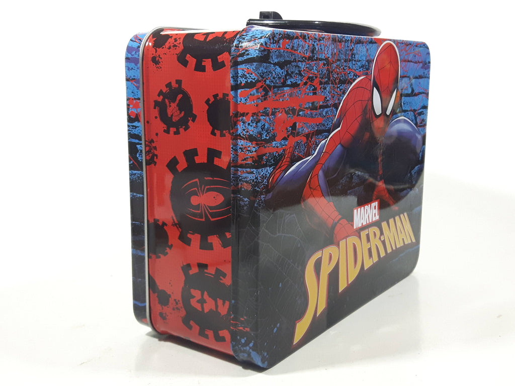 Marvel Spider-Man Tin Metal Lunch Box – Treasure Valley Antiques ...