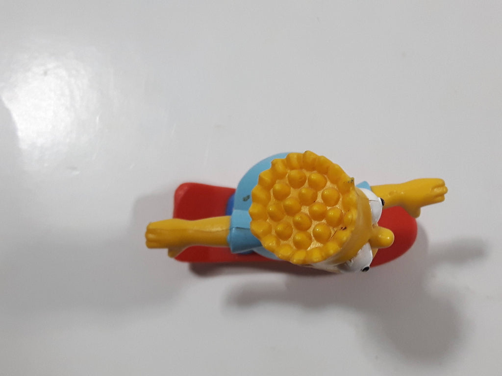 1990 The Simpsons Bart Simpson On A Skateboard 3" Tall Toy Cartoon Cha ...