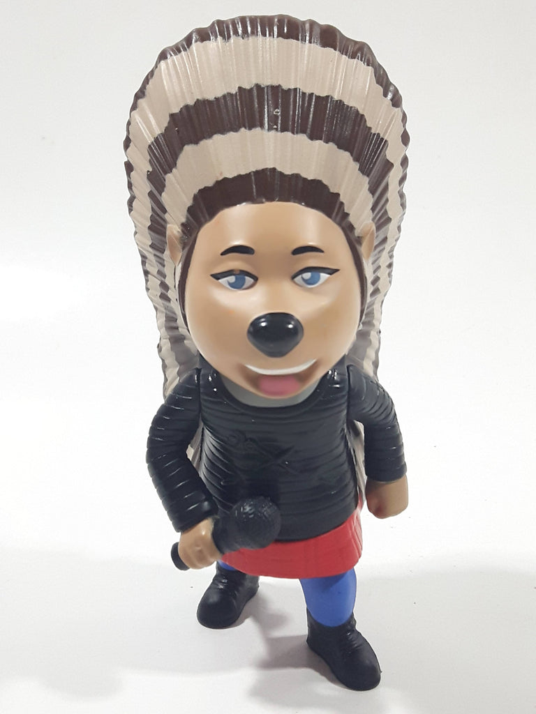2016 McDonald's Universal Studios Sing Movie Porcupine Ash 4" Tall Pla ...