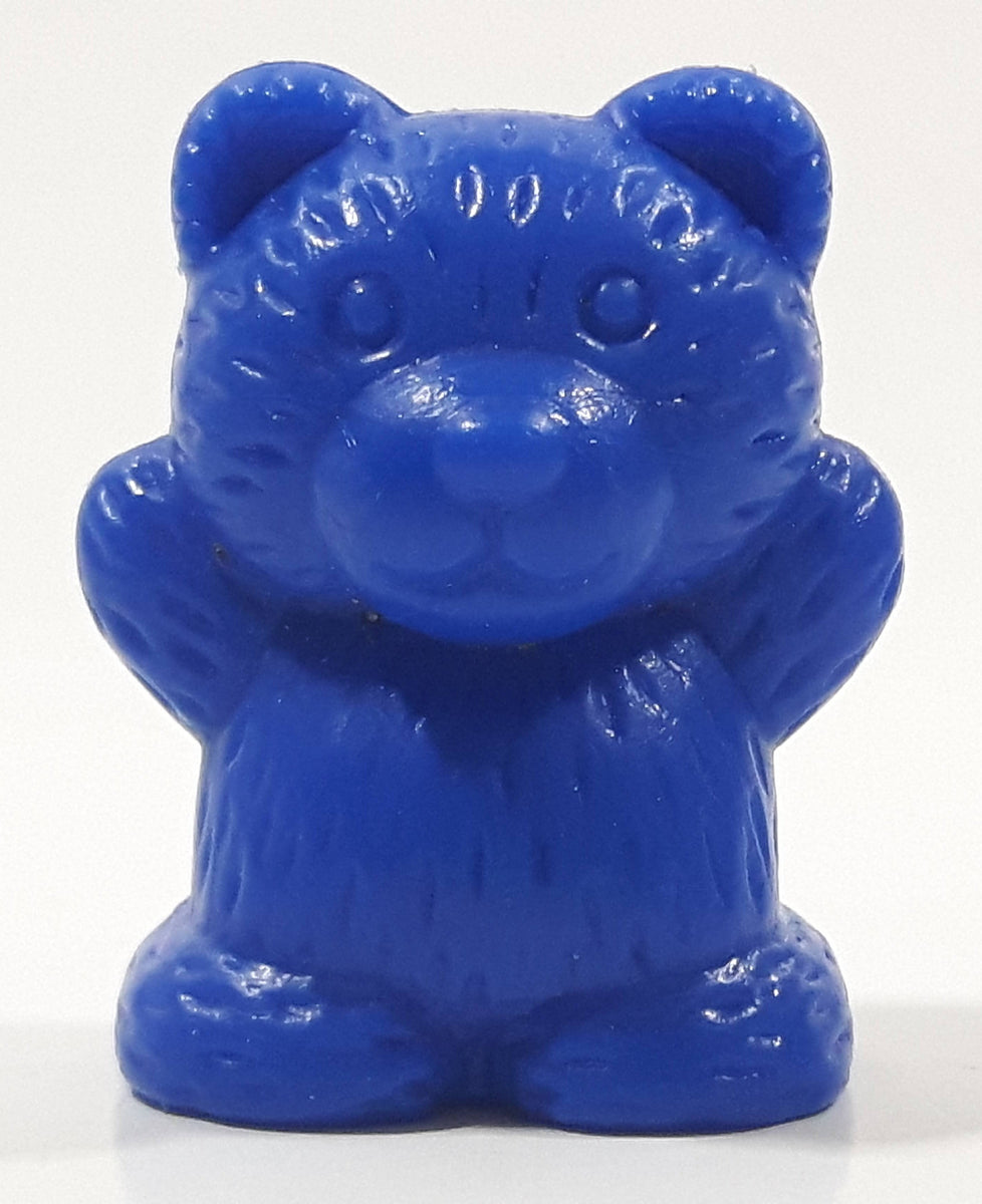 Math Counting Teddy Bear Replacement Blue Miniature 1 1/2" Tall Plasti ...