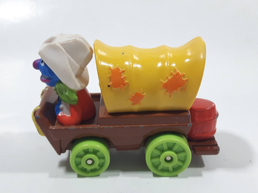 1987 Playskool Muppets Sesame Street Cowboy Grover Chuck Wagon Yellow ...