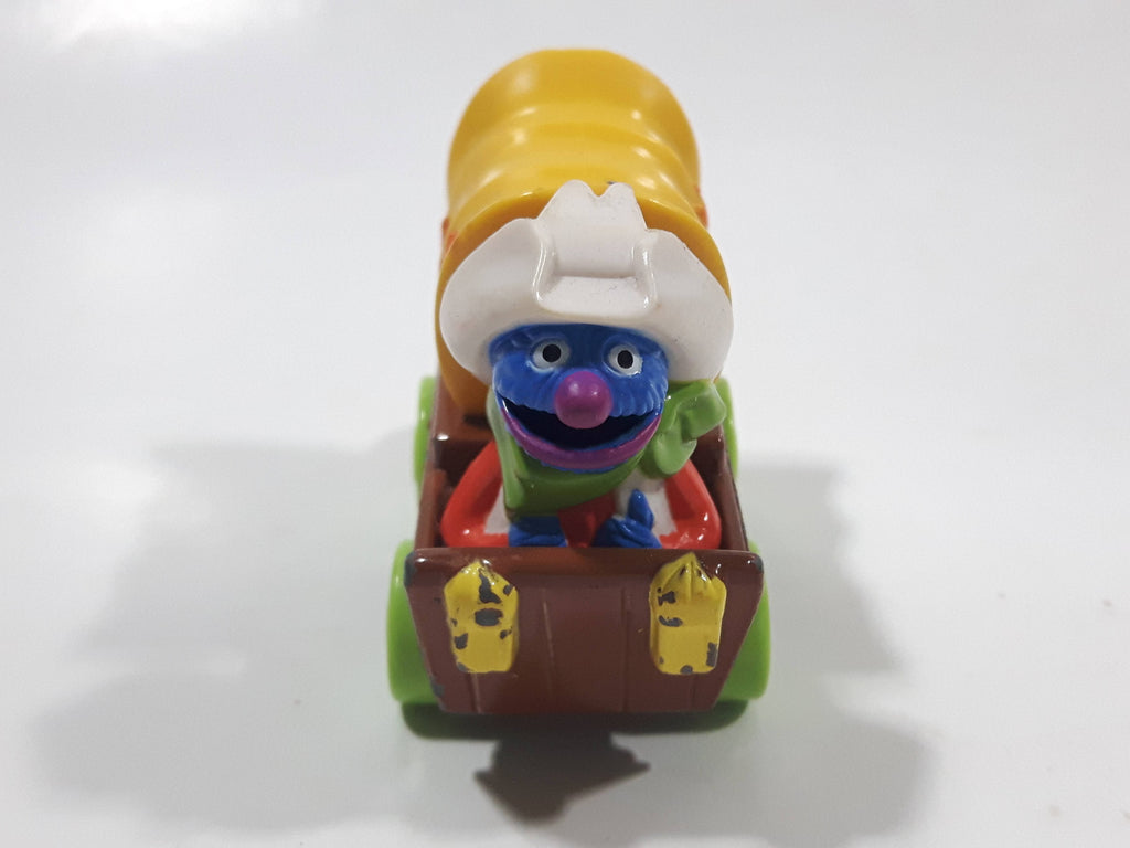 1987 Playskool Muppets Sesame Street Cowboy Grover Chuck Wagon Yellow ...