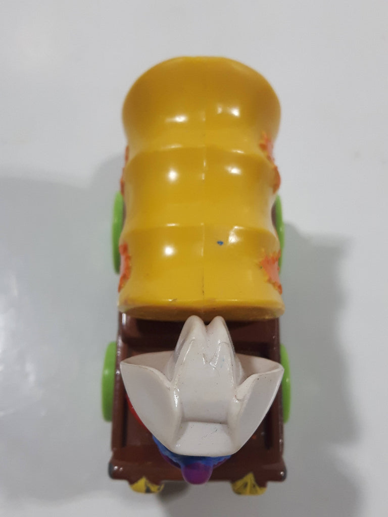 1987 Playskool Muppets Sesame Street Cowboy Grover Chuck Wagon Yellow ...