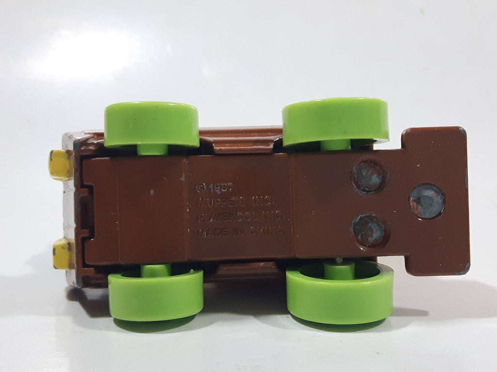 1987 Playskool Muppets Sesame Street Cowboy Grover Chuck Wagon Yellow ...