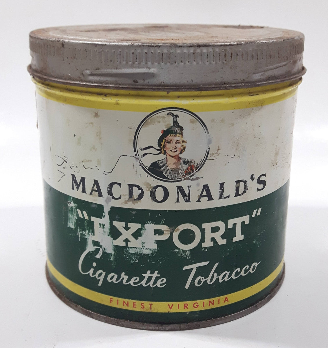 Vintage Macdonald's Export Finest Virginia Cigarette Tobacco 8 oz Meta ...