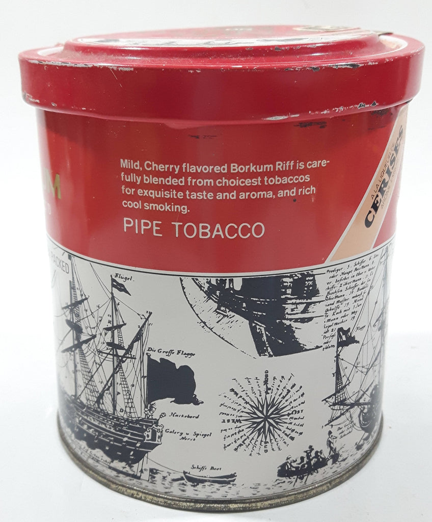 Vintage 1980s Borkum Riff Cherry Liqueur Flavor Pipe Tobacco 200g Tin ...