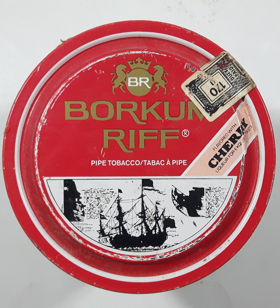 Vintage 1980s Borkum Riff Cherry Liqueur Flavor Pipe Tobacco 200g Tin ...