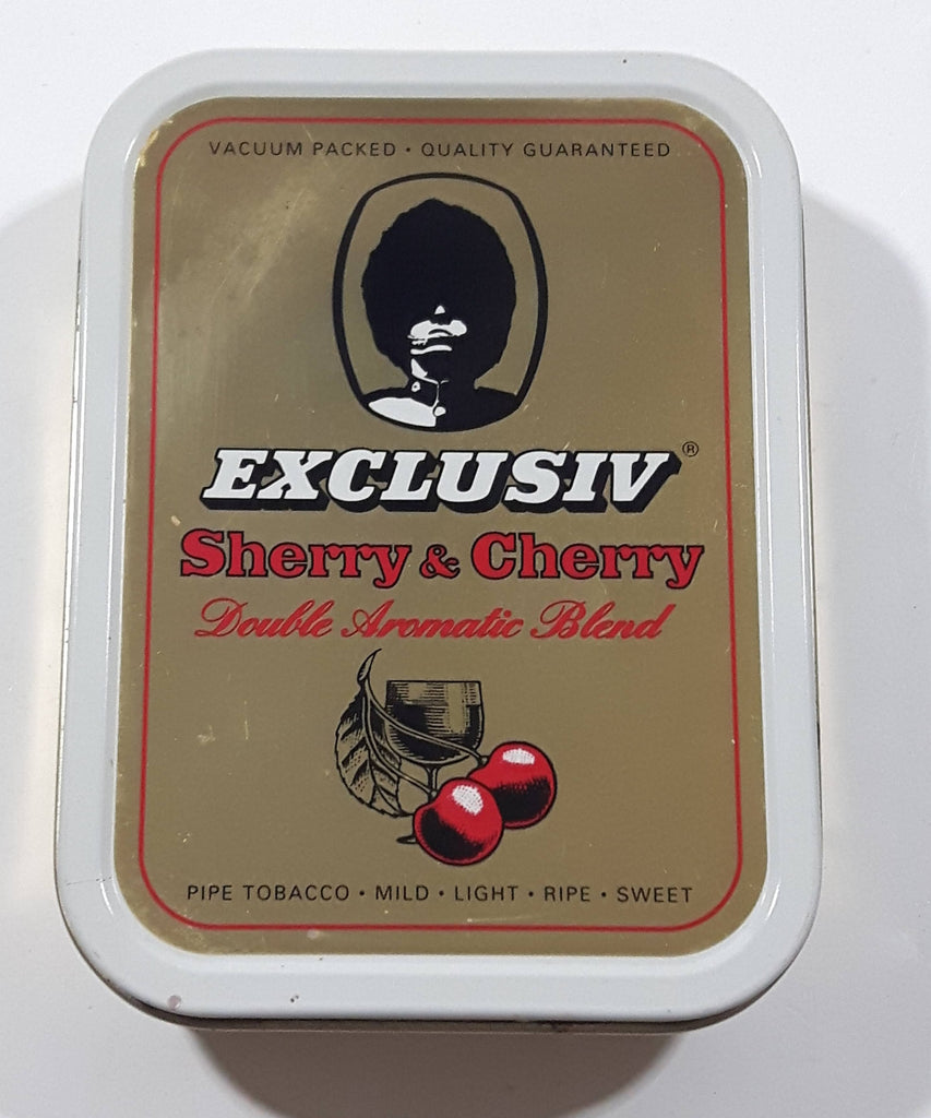 Exclusiv Sherry & Cherry Double Aromatic Blend Pipe Tobacco Tin Metal ...