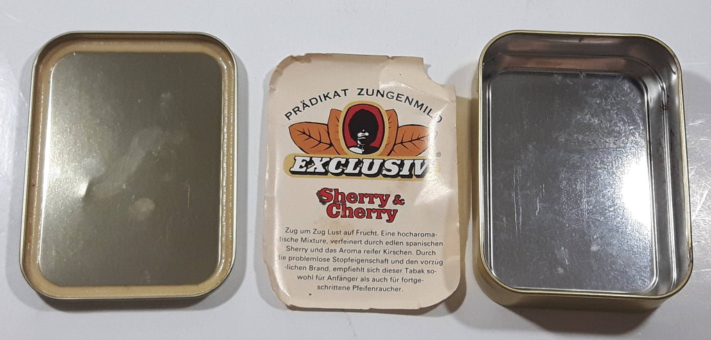 Exclusiv Sherry & Cherry Double Aromatic Blend Pipe Tobacco Tin Metal ...