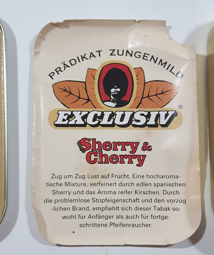 Exclusiv Sherry & Cherry Double Aromatic Blend Pipe Tobacco Tin Metal ...