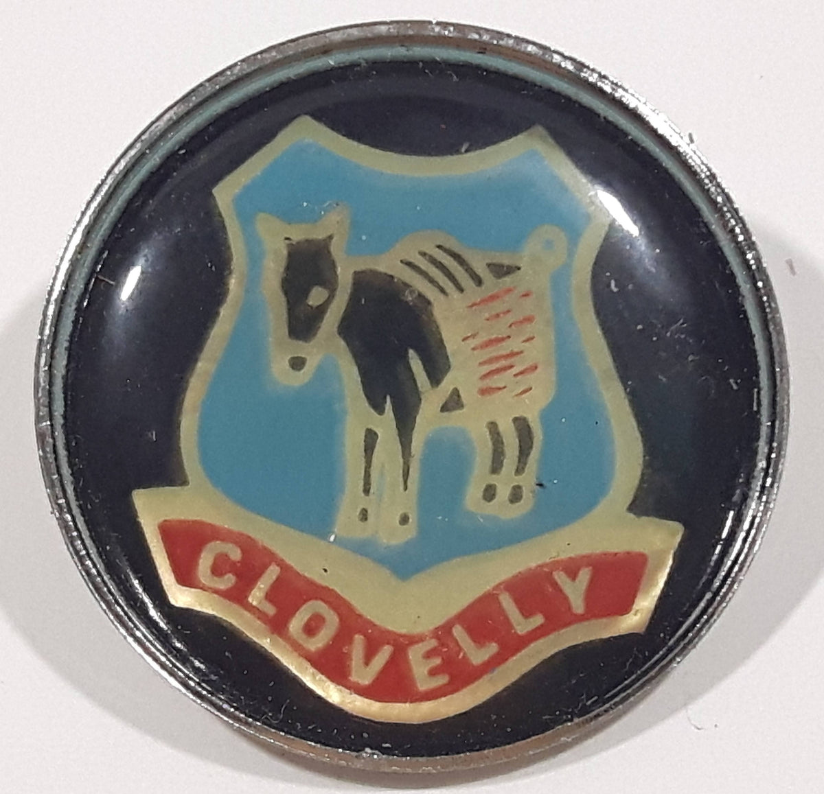 Clovelly Donkey Jackass Pack Mule Themed 1" Diameter Lapel Pin ...