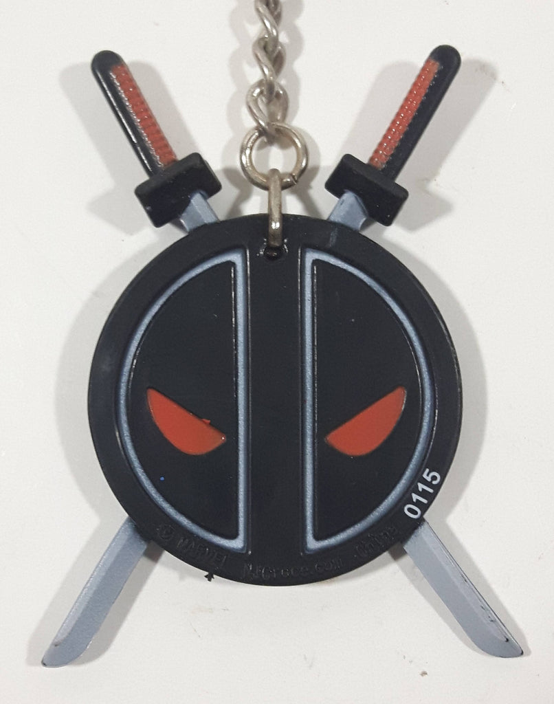 Marvel Deadpool Character Silicone Rubber Key Chain Black Version ...