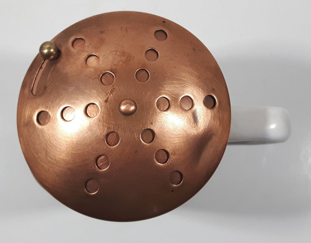 Vintage Copper and Ceramic 5 1/2" Tall Cheese Shaker – Treasure Valley ...