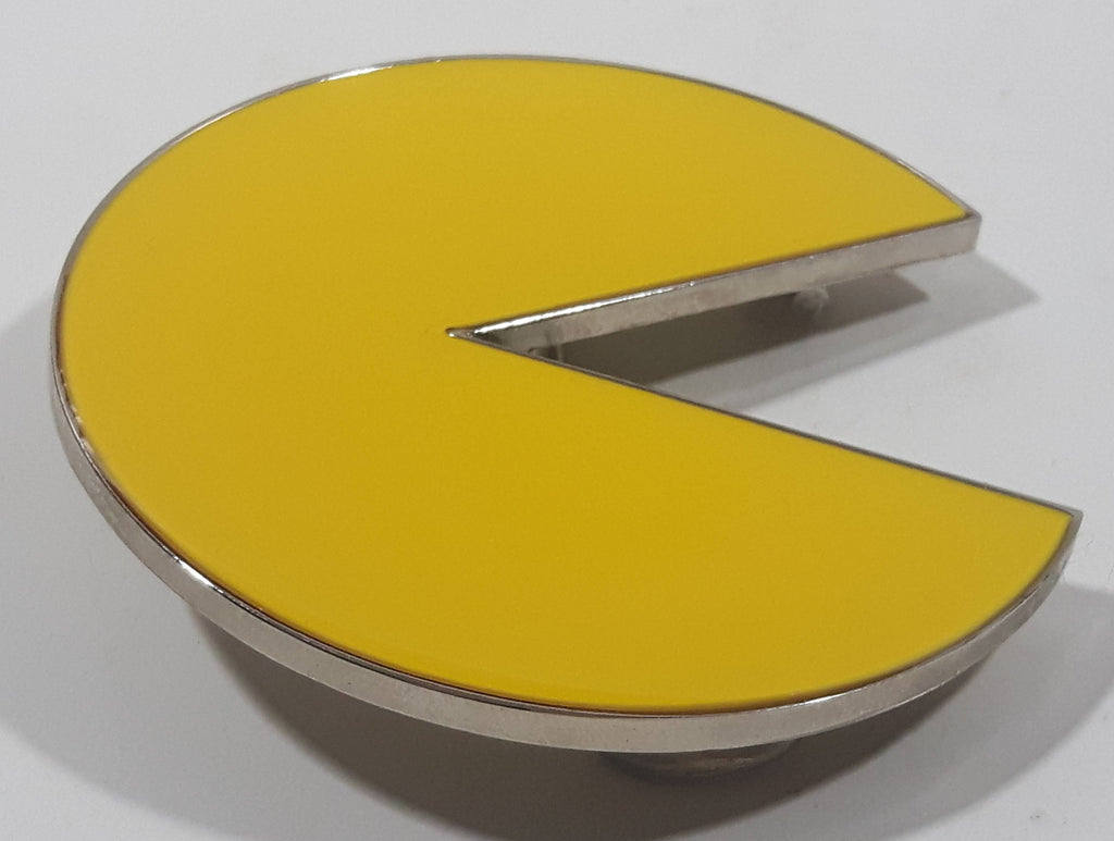 2009 Namco Bandai Games Pac-Man Yellow Enamel Metal Belt Buckle ...