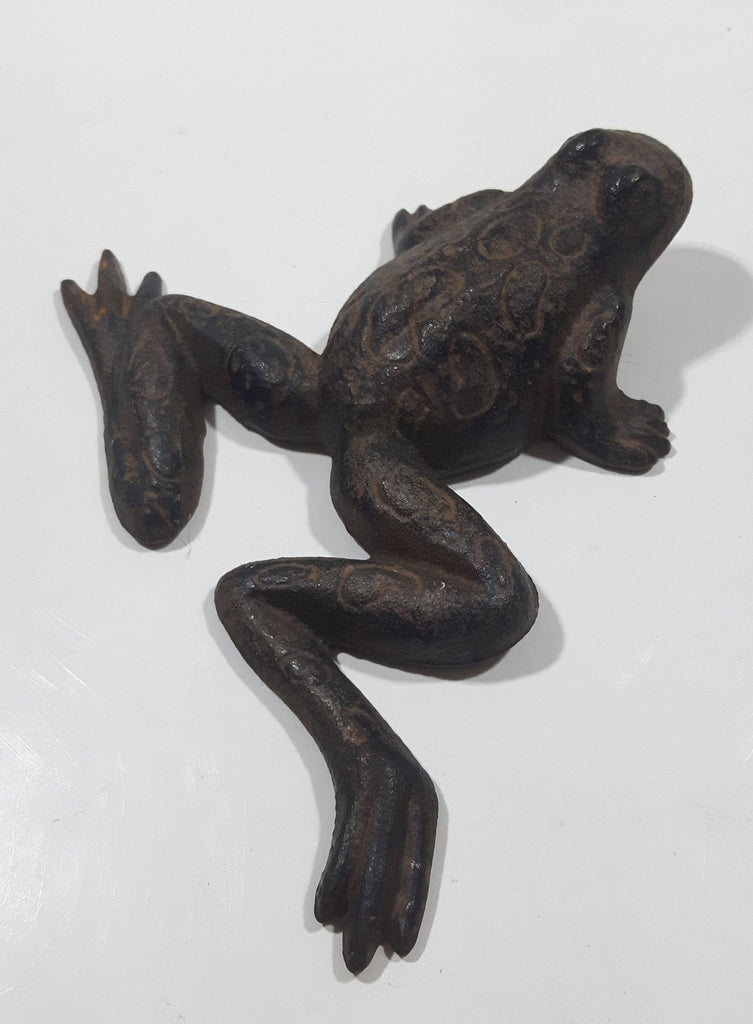 Vintage 4 1/2" x 5 1/8" Cast Iron Metal Frog – Treasure Valley Antiques ...