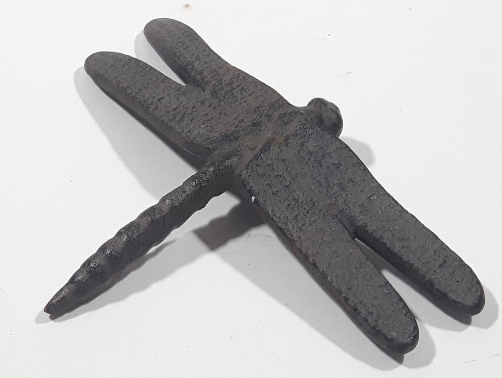 Vintage 4 1/8" x 5 3/8" Cast Iron Metal Dragonfly – Treasure Valley ...