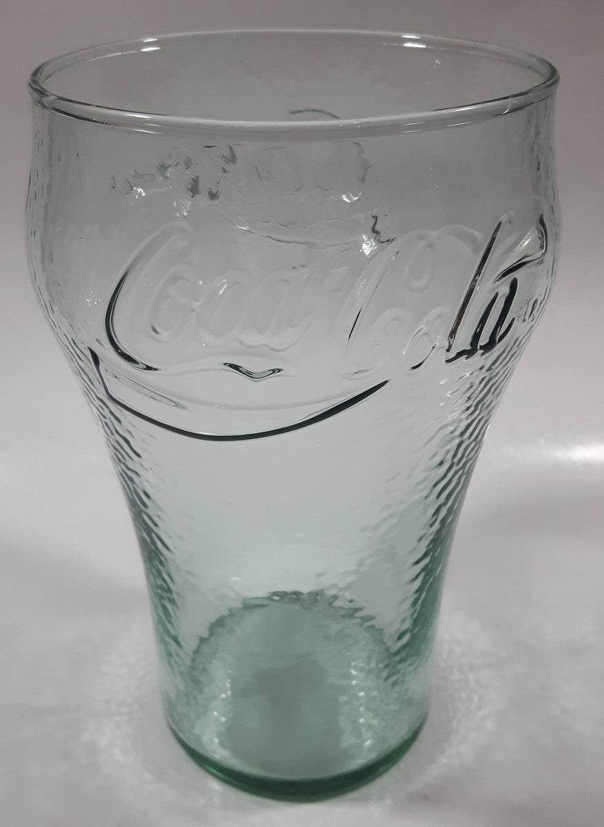 Coca Cola Coke Over Sized Large 7" Tall Big Thick Heavy Embossed Rippl ...