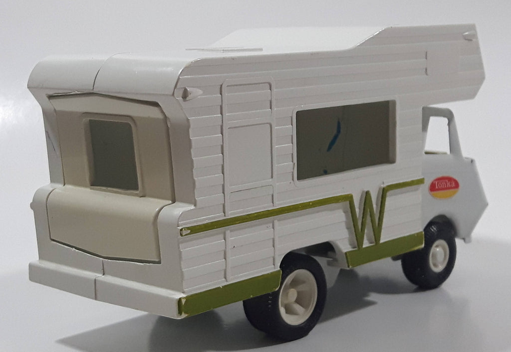 Vintage 1973 Tonka Winnebago White Camper Van RV Pressed Steel Toy Car ...