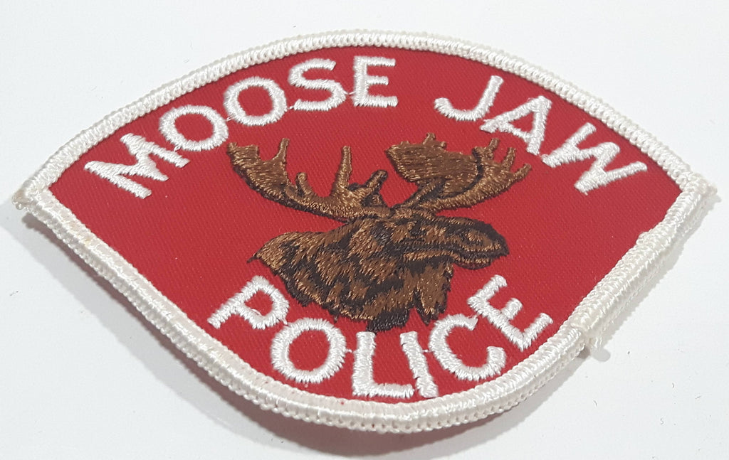 Vintage Moose Jaw Police Fabric Shoulder Patch Insignia Saskatchewan ...