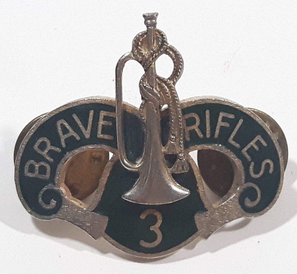 Vintage US Military Army 3rd Cavalry Regiment Brave Rifles Metal and E ...