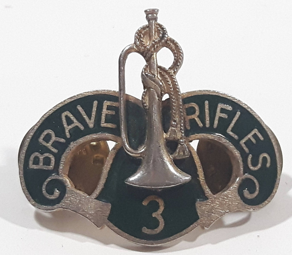Vintage US Military Army 3rd Cavalry Regiment Brave Rifles Metal and E ...