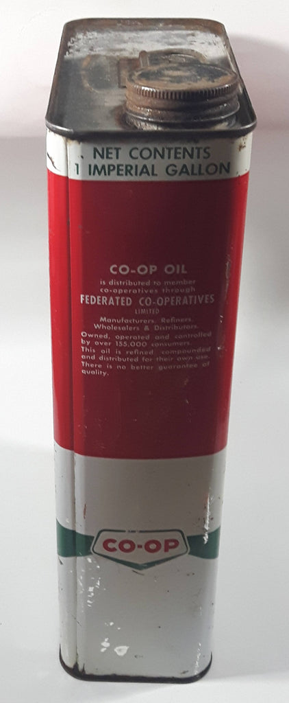 Vintage Federated Co-Operatives Limited Co-op Motor Oil One Imperial G ...