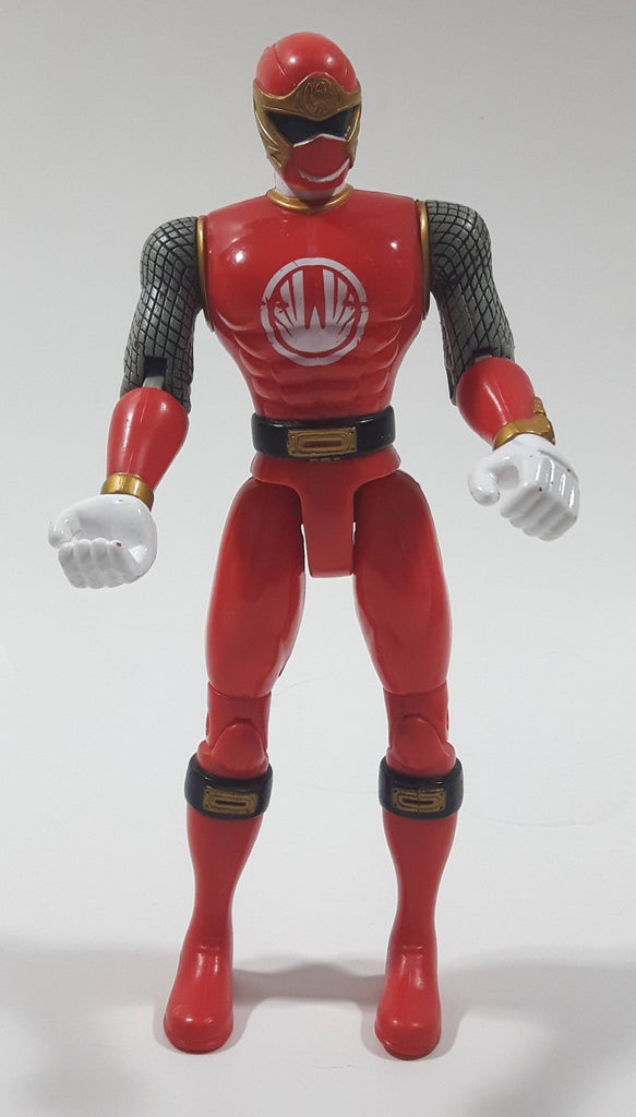 2002 Bandai Power Rangers Red Ranger 5 1/2" Tall Toy Figure – Treasure ...