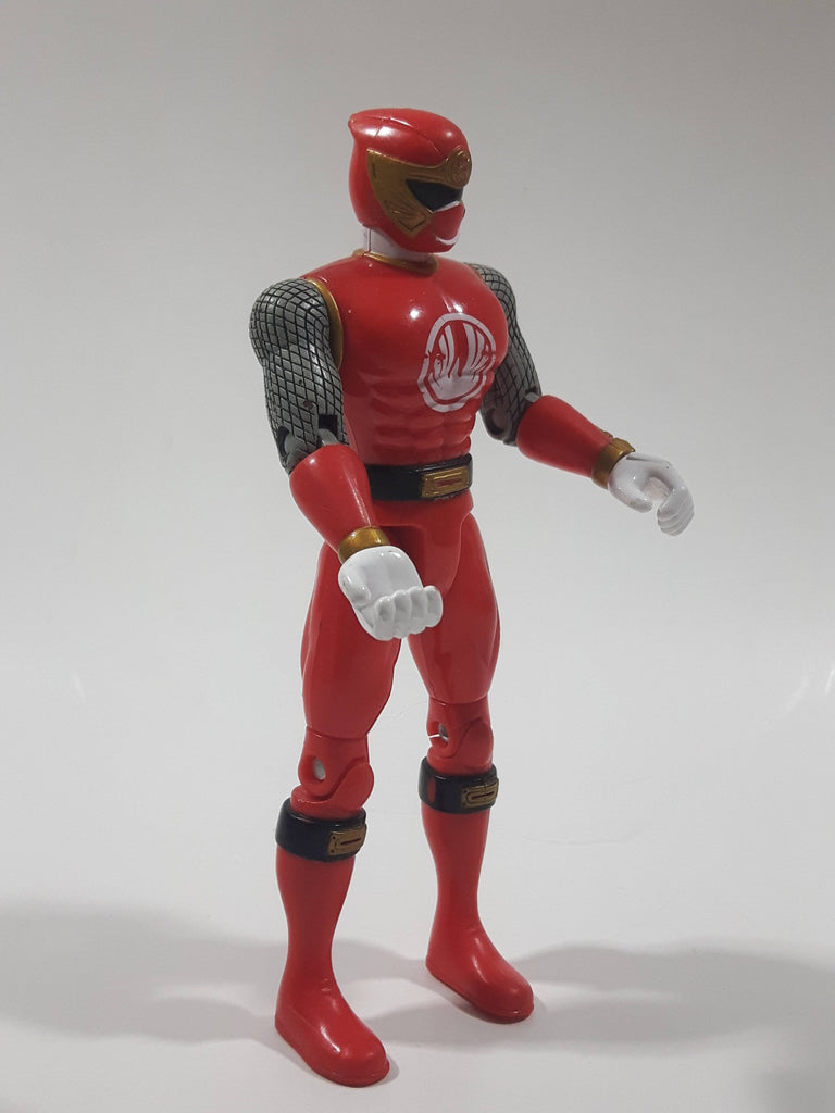 2002 Bandai Power Rangers Red Ranger 5 1/2" Tall Toy Figure – Treasure ...